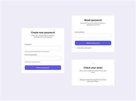 Forgot Password Modals By Kasper Carlsen On Dribbble