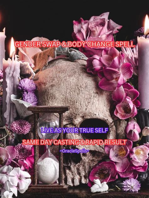 Gender Swap B0DY Change Spell Change Sex Safe Spell Rapid Results Etsy