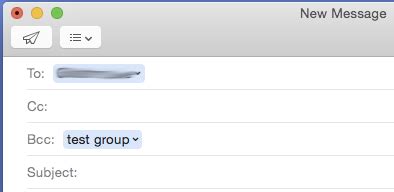 Macos How To Create A Private Distribution List Group Mailing List In Mail App Ask Different