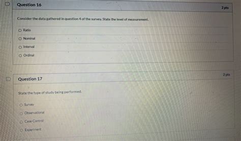 Solved Use The Following Information To Answer The Next 7