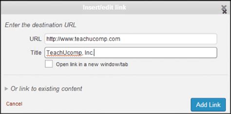Create A Link In WordPress Tutorial And Instructions