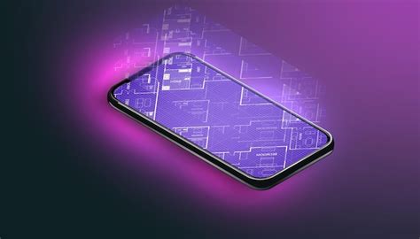 무선 웹 Iot 개념을 통한 모바일 장치의 스마트폰 사물 인터넷 기술 위의 주택 건설에 대한 투명한 홀로그램 아키텍처 계획 감시 및 안전 자산 프로젝트 프리미엄 벡터