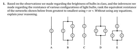 solved 1 based on the observations we made regarding the