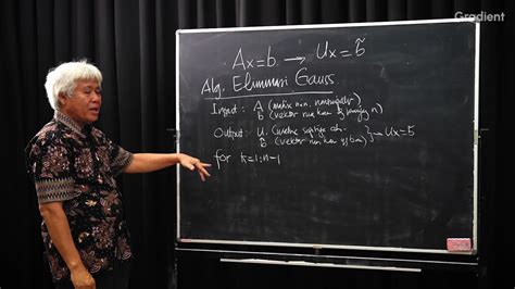 Materi Analisis Numerik Pseudocode Algoritma Eliminasi Gauss