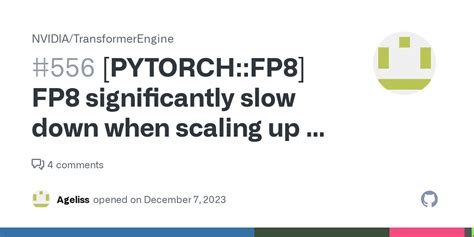 [pytorch fp8] fp8 significantly slow down when scaling up to 1000