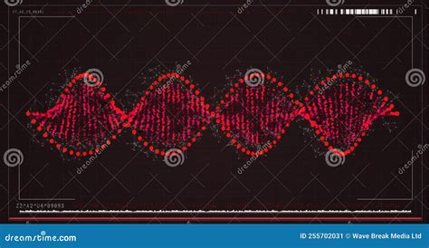 Composition Of Dna Strand Over Digital Screen And Data Processing Stock Image Image Of Helix