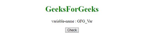 JavaScript Vérifier lexistence de la variable StackLima