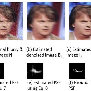 An Example Of PSF Estimation Download Scientific Diagram