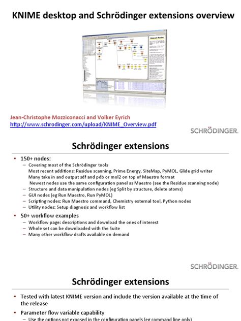 Knime Overview Pdf Pdf Docking Molecular Microsoft Excel