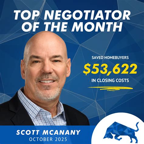 Top Negotiator Of The Month Scott Mcanany Saved Buyers 53622