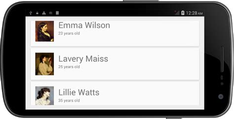 Premiers Pas Avec Recyclerview Et Cardview Sur Android Moyens Io