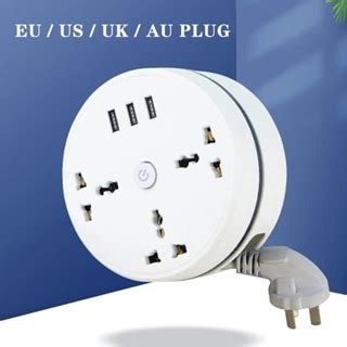 Usb Port Universal Power Strip Extension Plug Power Socket Electric Sockets Elektrik Soket