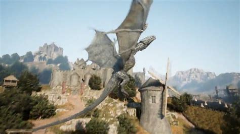 impressive real time animations of a flying dragon in unreal engine 5