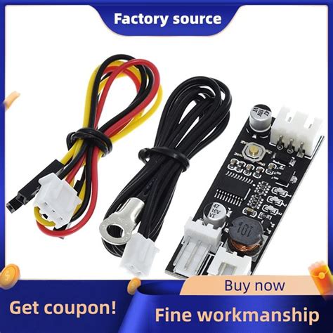 Single V A DC PWM Wire Fan Temperature Control Speed