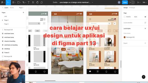 Cara Belajar Uxui Design Untuk Membuat Aplikasi Di Figma Part 13 Youtube
