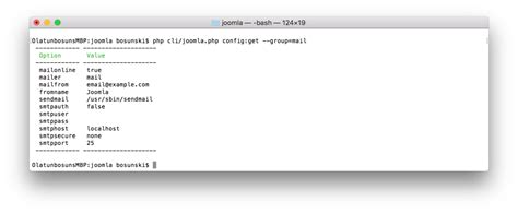 J X CLI Update Joomla Documentation