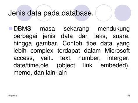 ppt database dan sistem manajemen database dbms powerpoint