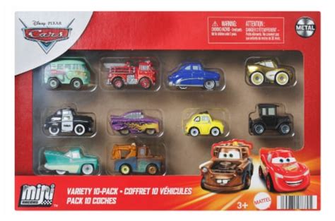 Mattel® Disney Pixar Cars Mini Racers™ Toy Car Variety Pack 10 Pk