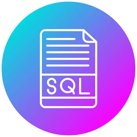 Premium Vector Sql File Vector Illustration Style