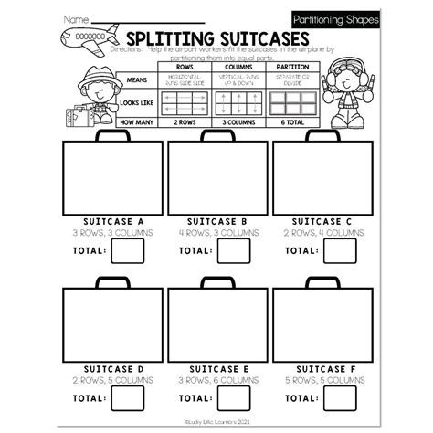 summer early finishers 2nd grade math partitioning shapes