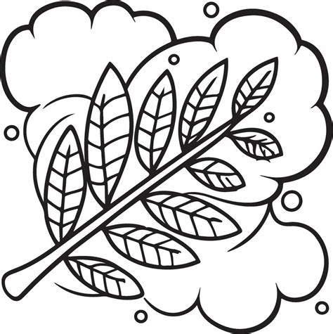 Hand Drawn Sketch Of A Branch With Leaves 33329756 Vector Art At Vecteezy