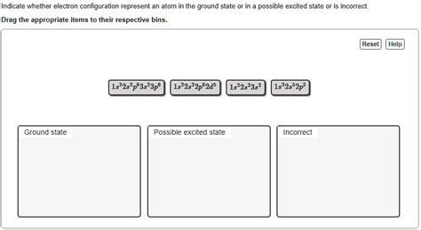 Solved Indicate Whether Electron Configuration Represent An Atom In