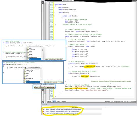 C Cs0103 The Name Brushes Does Not Exist In Current Context Microsoft Qanda