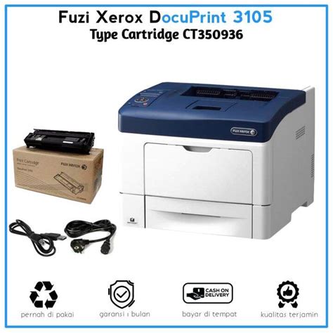 Printer Fuzi Xerox Docuprint 3105 A3 Lazada Indonesia