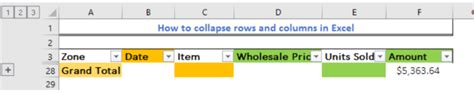 How To Collapse Rows And Columns In Excel Excelchat Excelchat