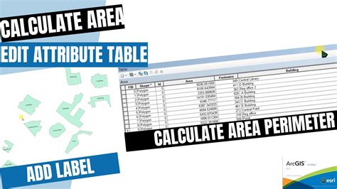 How To Calculate Area In Arcgis Calculating Area Of Polygon Using Arcgis V5 Youtube