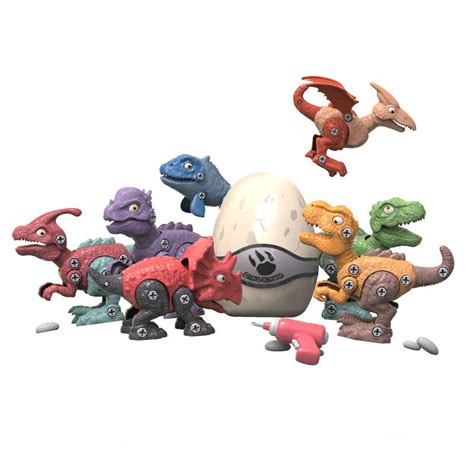 Disassemble Blocks Jurassic Dinosaurs Building Blocks Toys Battery