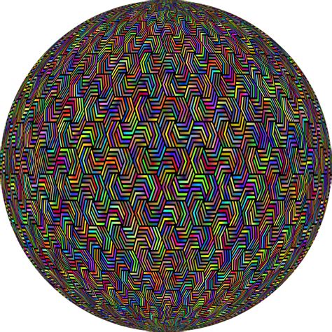 육각형 무늬 구체 Pixabay의 무료 벡터 그래픽