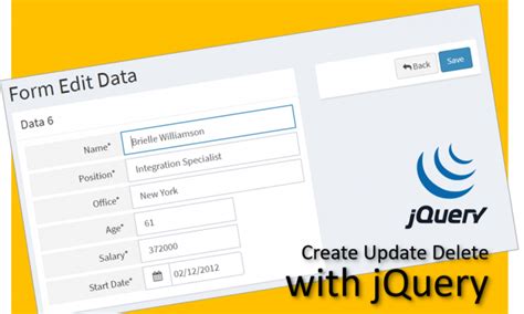 Create Update Delete Database Dengan Php Mysql Dan Jquery Erkamoo