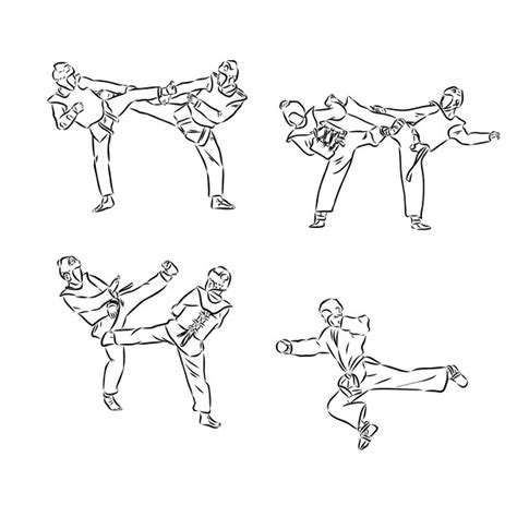 Martial Arts Drawing References