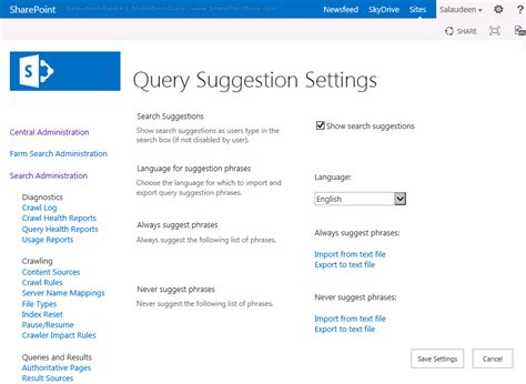 Sharepoint Search Query Suggestions Explained Sharepoint Diary