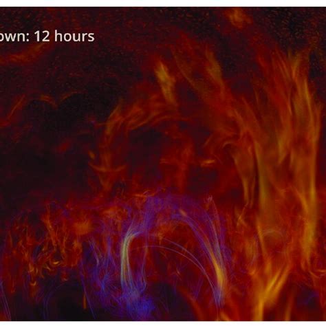 Cinematic Data Visualization Showing Development Of A Coronal Mass