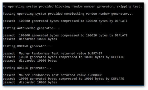 Random Number Generator Implementation Specific Differences Between RDRAND And RDSEED