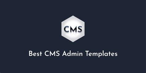 Best CMS Admin Templates Free Premium UI Lib S Blog