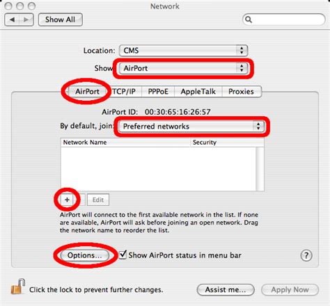 Wireless Configuration For Mac OSX