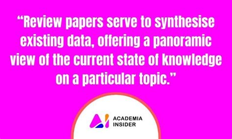 Review Paper Format How To Write A Review Article Fast Academia Insider