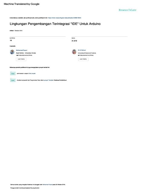 Lingkungan Pengembangan Terintegrasi Ide Untuk Arduino Pdf