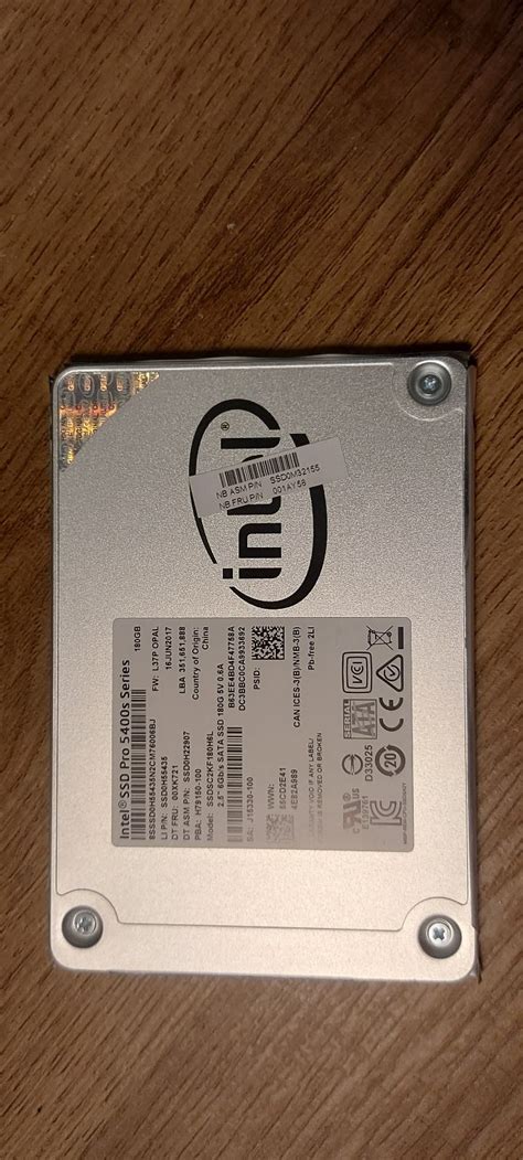 Ssd Disk Intel 180gb Novo