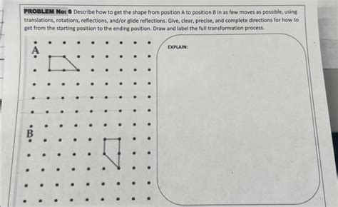 Solved PROBLEM No Describe How To Get The Shape From Chegg