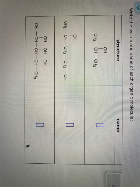 Answered Write The Systematic Name Of Each… Bartleby