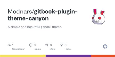 Github Modnarsgitbook Plugin Theme Canyon A Simple And Beautiful Gitbook Theme