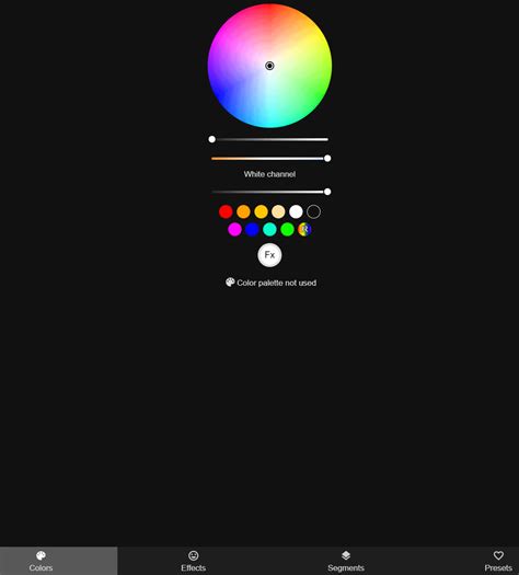 Color Palette Not Used Rwled