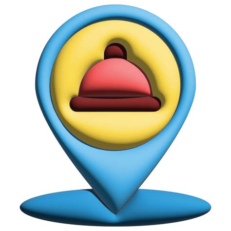 3d Restaurant Pin 23360079 Png