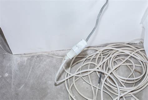 Extension Cord Switch In The Working Maintenance Renovation Sockets For Electricity Repairing In