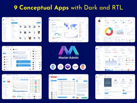 Master Admin Responsive Admin Dashboard Template By Dipesh Patel 🚀 On
