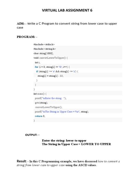 virtual lab assignment 6 pdf